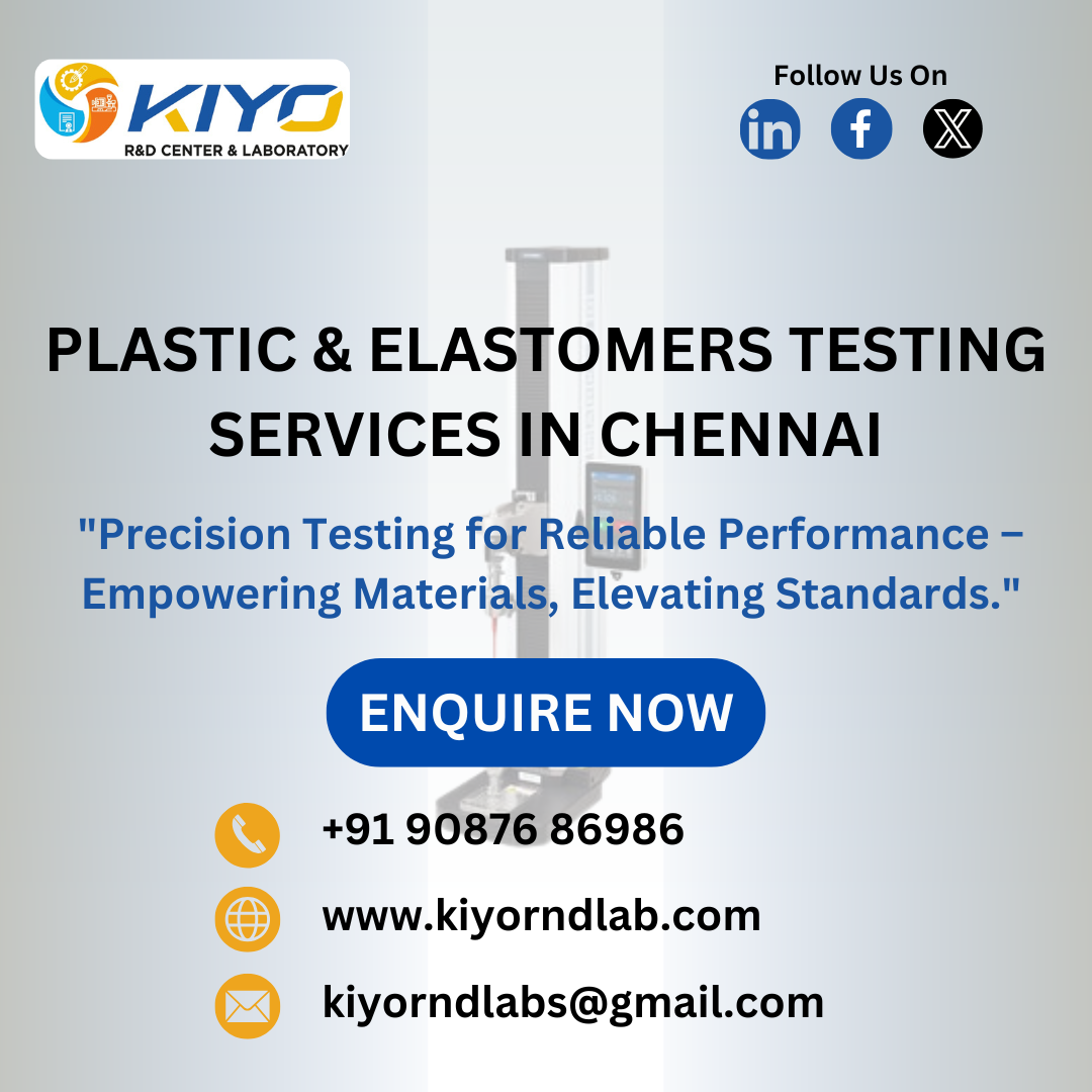 Plastic & Elastomers Testing Services in Chennai - Plastic Testing ...